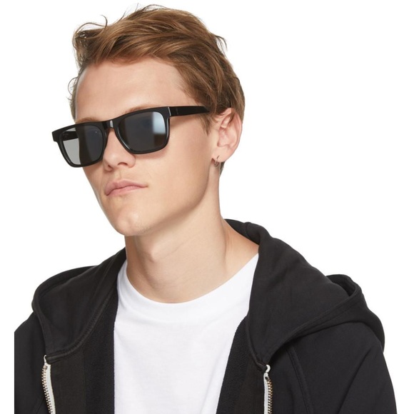 Saint Laurent | Accessories | Saint Laurent Black Monogram Unisex ...